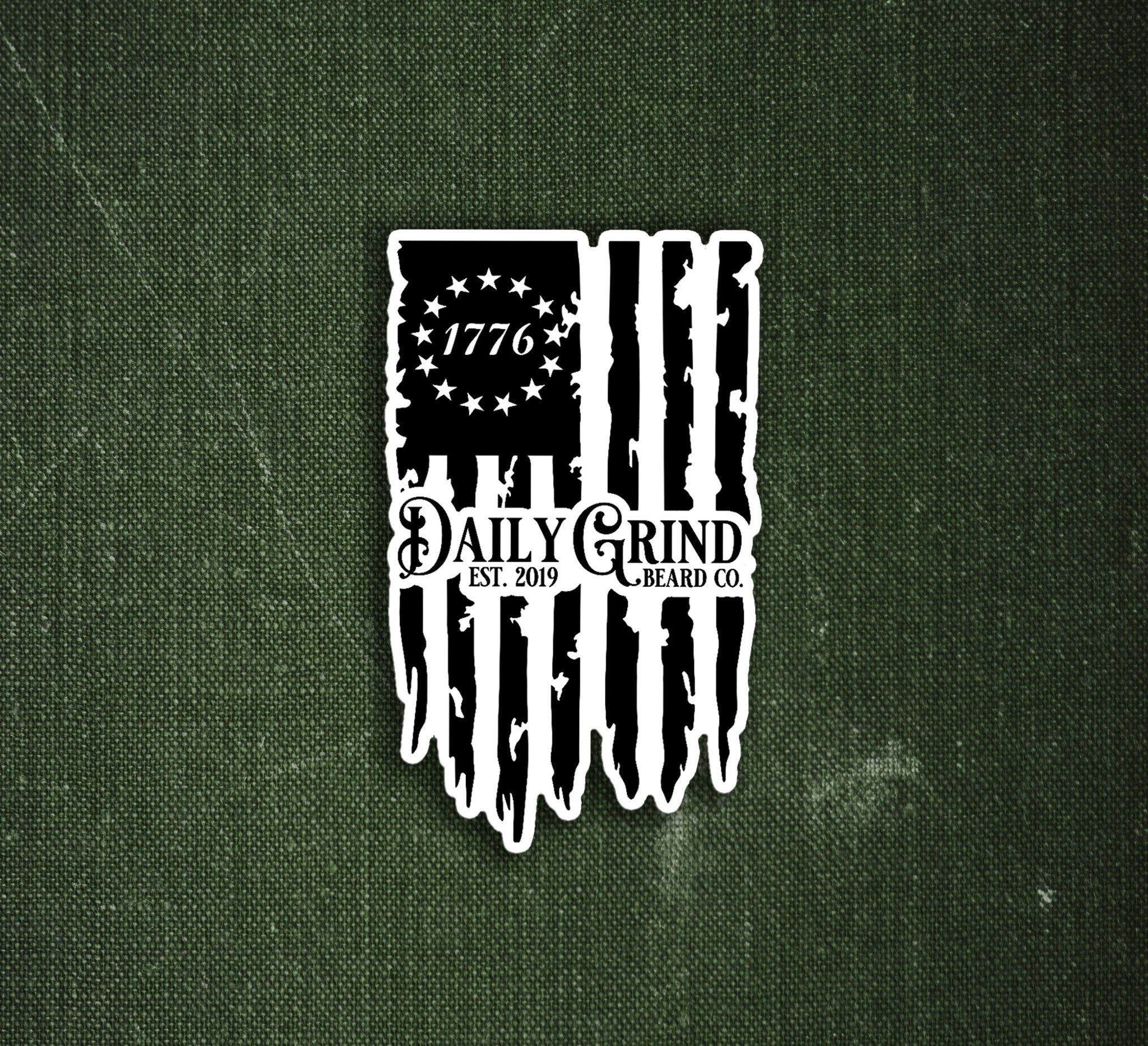 2.5 inch 1776 Sticker - Daily Grind
